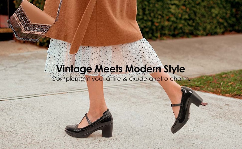 Mary Jane High & Low Heel Pumps-Dream Pairs